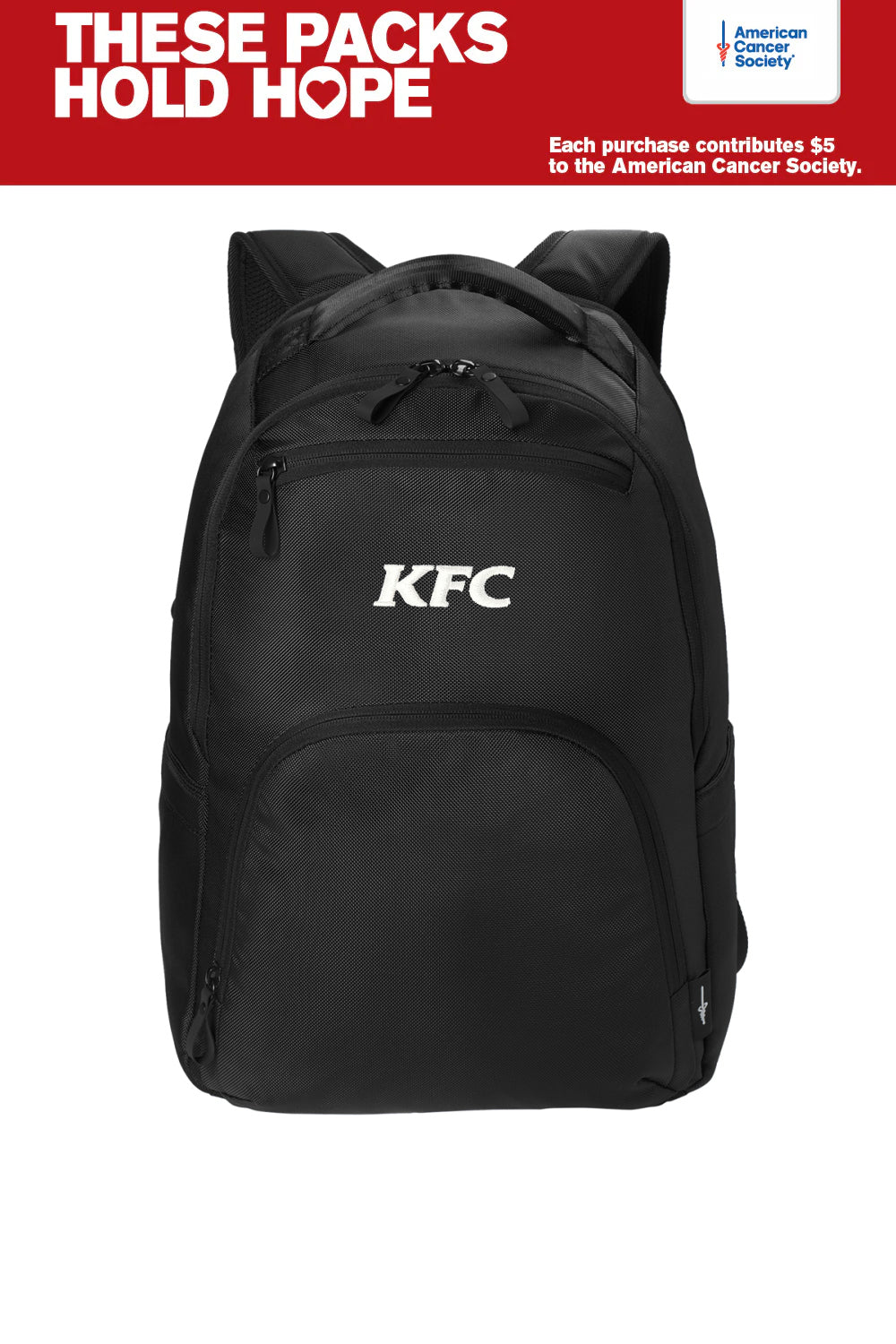 American Cancer Society® Charity Tech Backpack